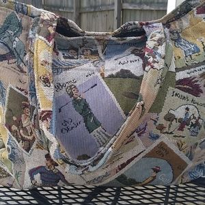 Bags | Vintage Tapestry Tote | Poshmark